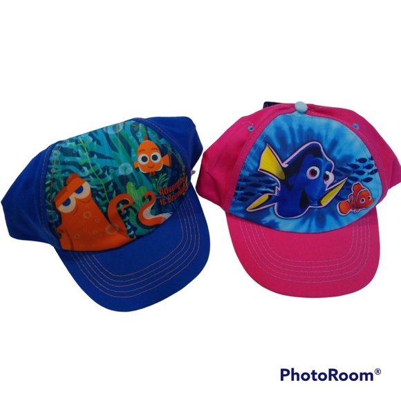 Accessories | New Lot Of 2 Finding Dory Disney Hats | Poshmark